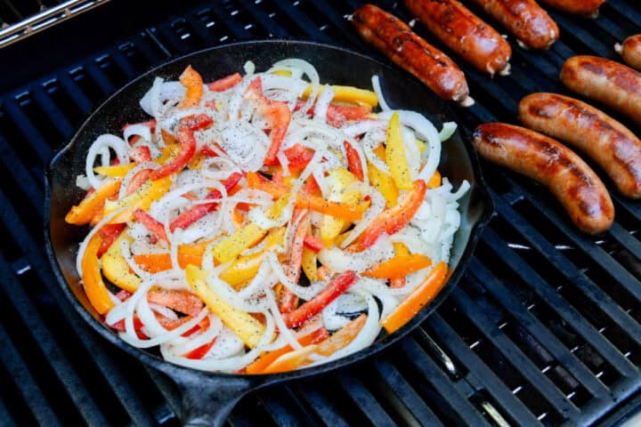 Grilled Sausage and Peppers - Jerkyholic